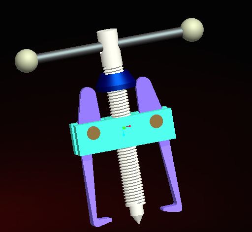 Pro Design Models - PDM: Assembly Design - Gear Puller Assembly