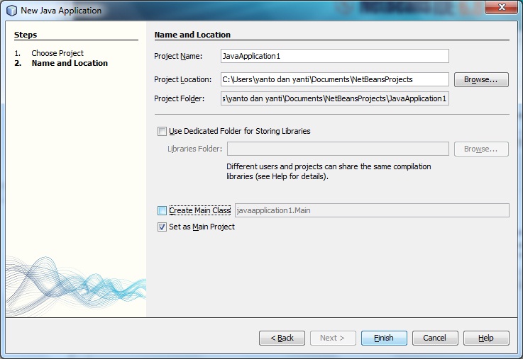 Java dan Android: Membuat dan Menyimpan Project Netbeans