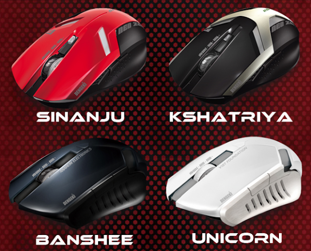 Dengeki Gundam UC High Resolution Gaming Mouse