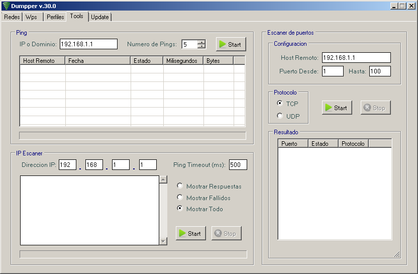 Dumpper, el gestor de redes wireless para Windows ~ Security By Default