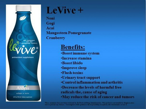 Ardyss Products Works: LEViVE + BLUE WORKS