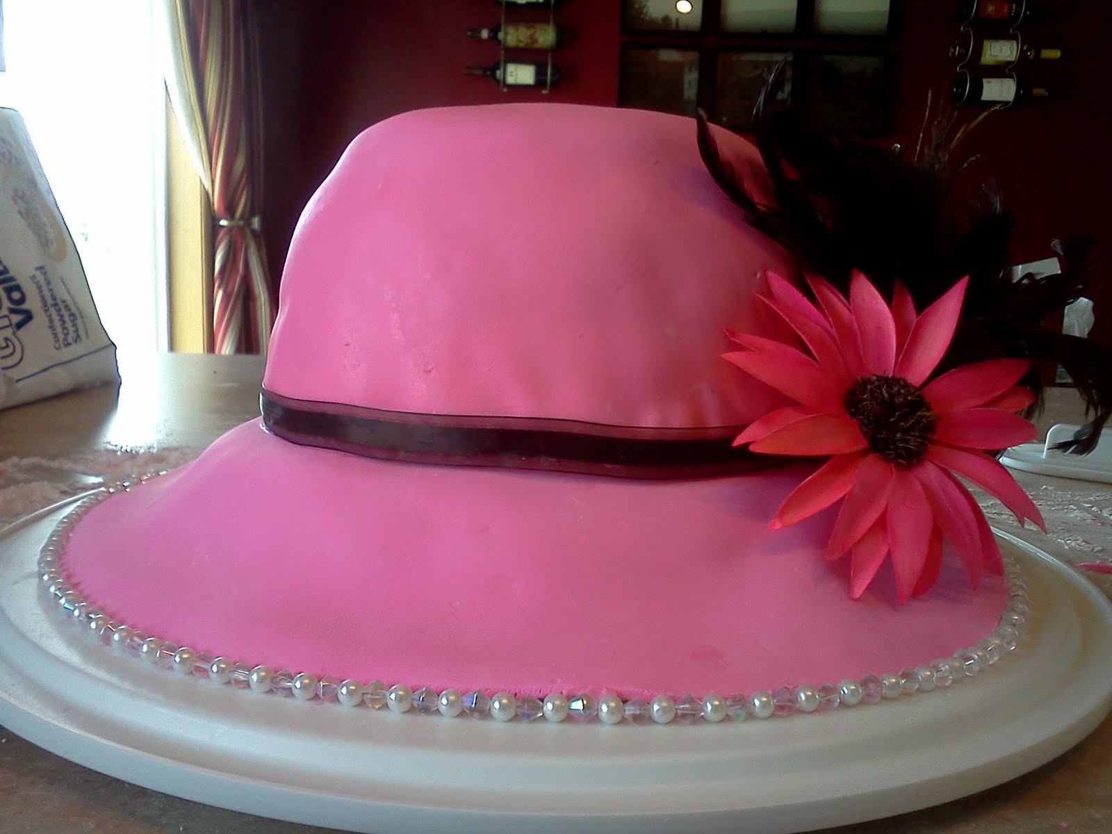Sweet Escape: Bridal Shower Tea Party Hat Cake