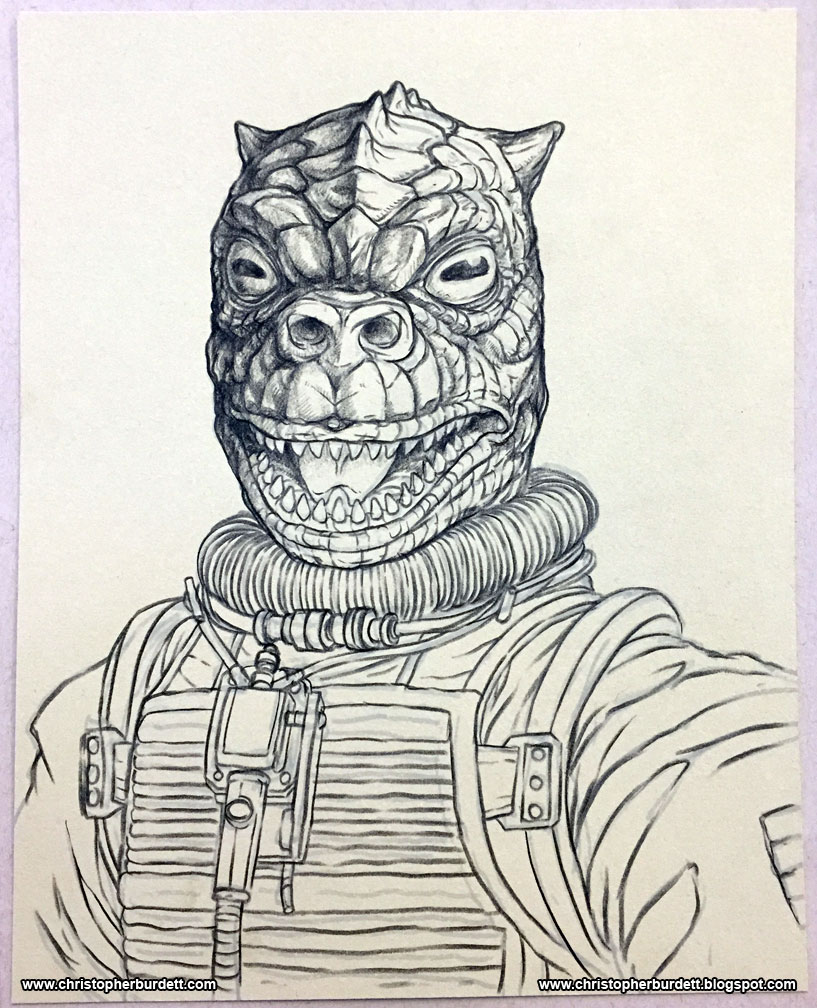 The DOODLES, DESIGNS, and aRT of CHRISTOPHER BURDETT: Bossk - Space ...