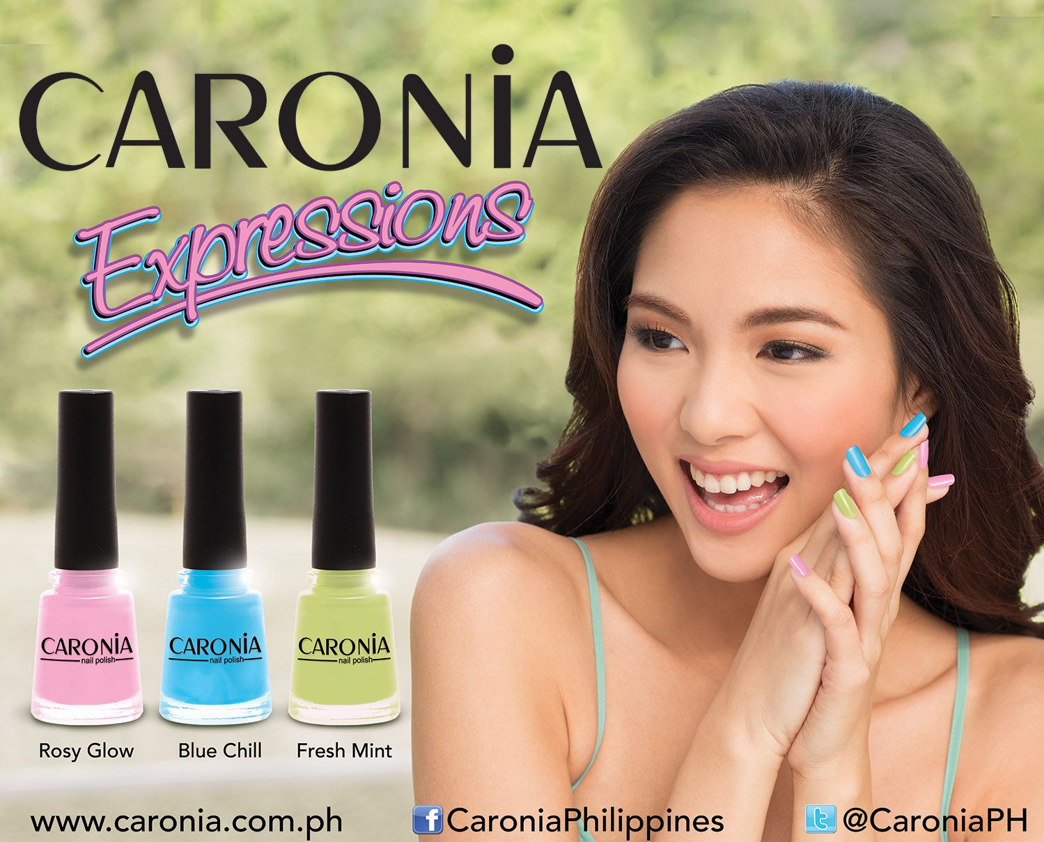 Caronia Expressions Nail Polish Collection for Summer
