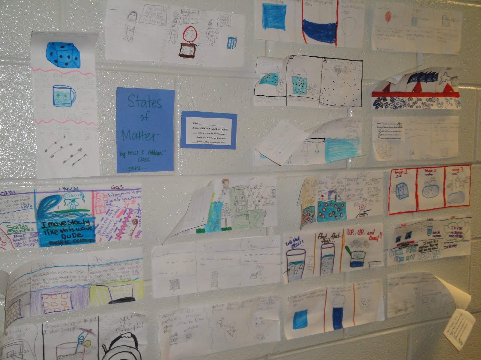 From Year to Year...: States of Matter Comic Strips