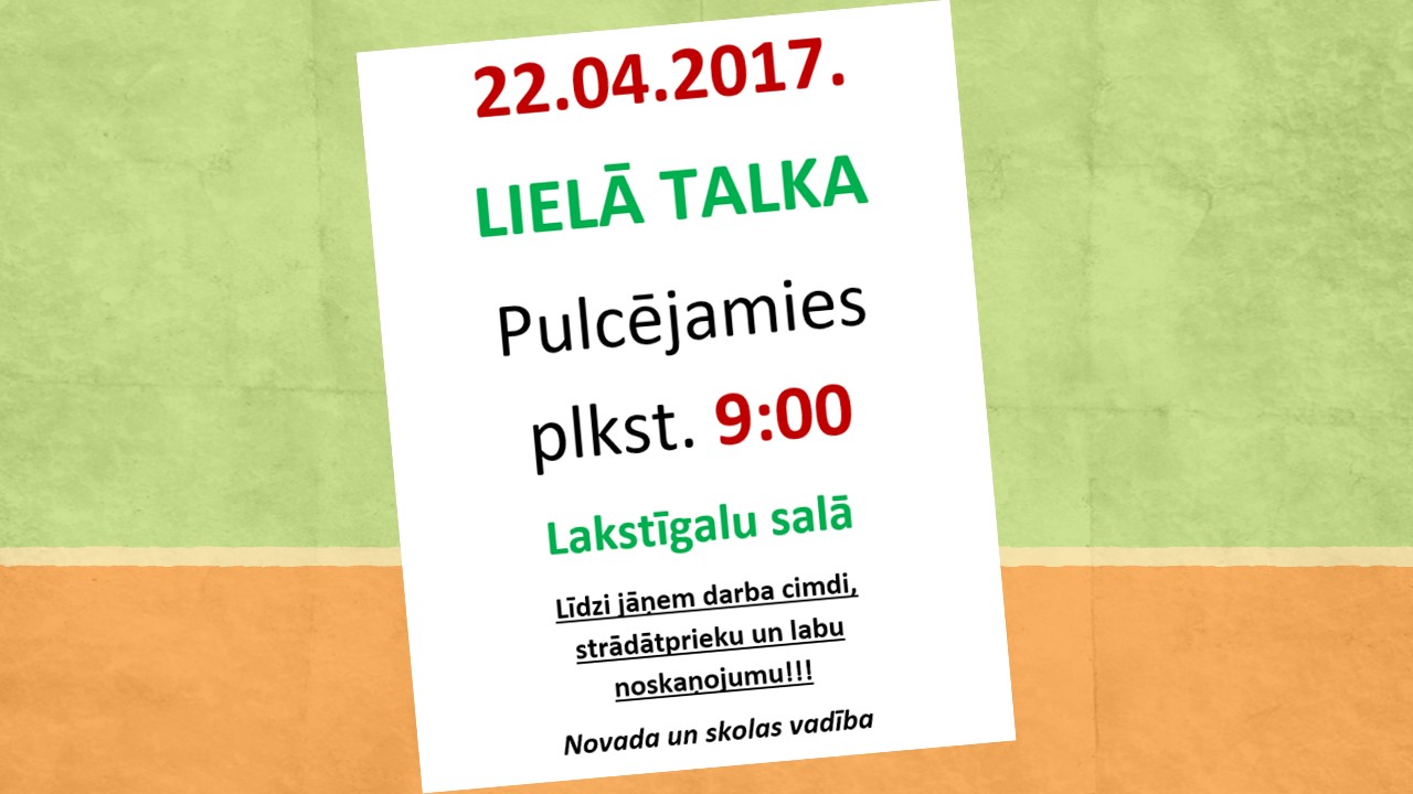 Viļānu vidusskola: Lielā talka