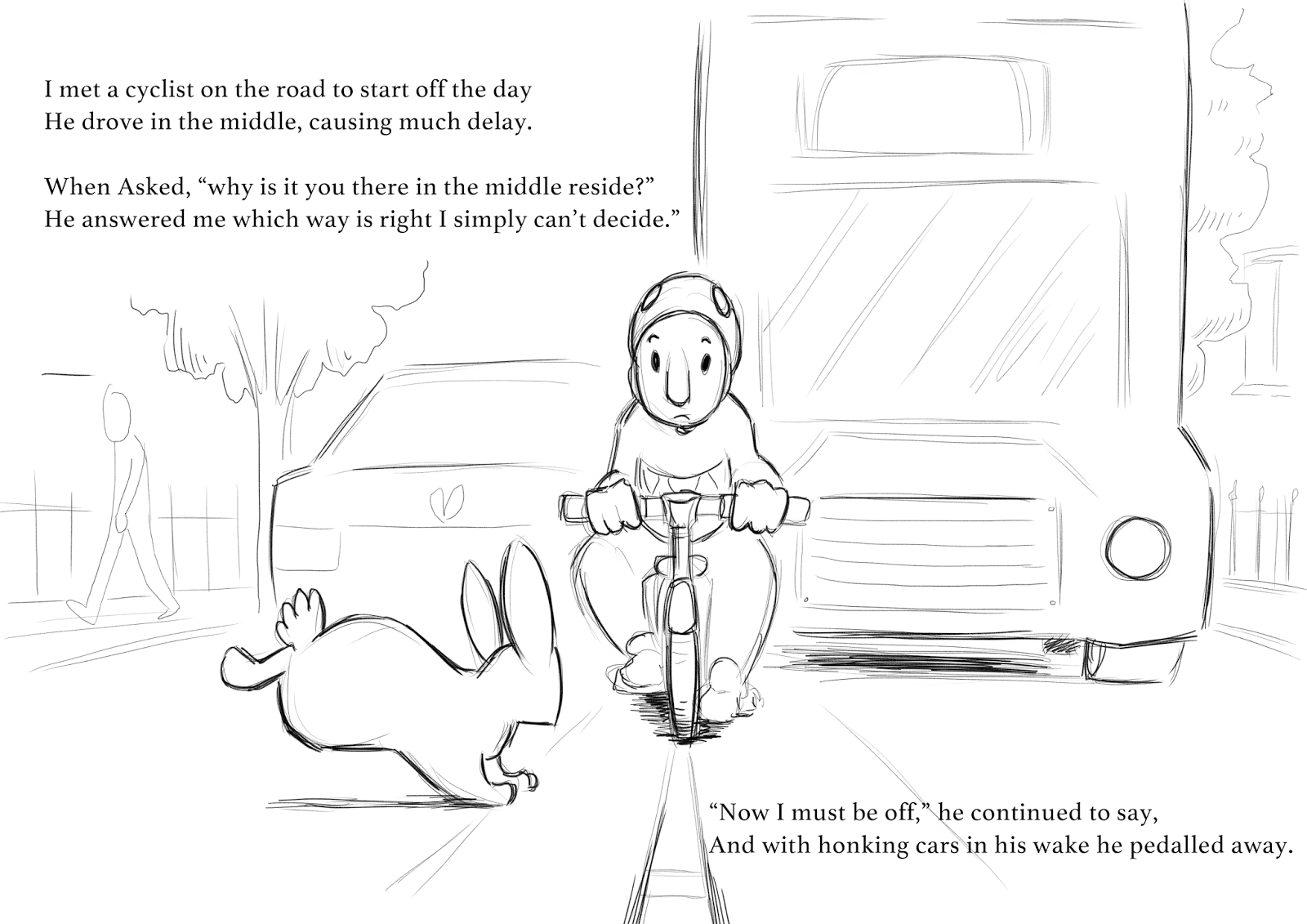 Sif Perlt Savery: Undersøgende billedfortælling - Skitser