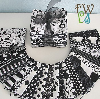 Fort Worth Fabric Studio: Fat Quarter Bundles: Black and White Bundle ...
