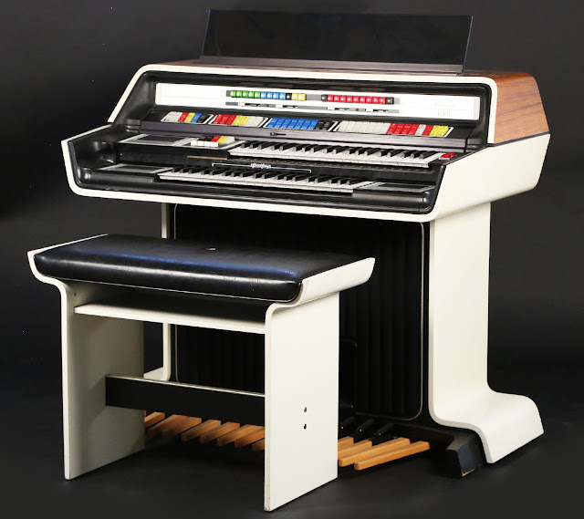 MATRIXSYNTH: 1976 THOMAS 2001 ORGAN ELECTRONIC RETRO SPACE AGE KEYBOARD ...