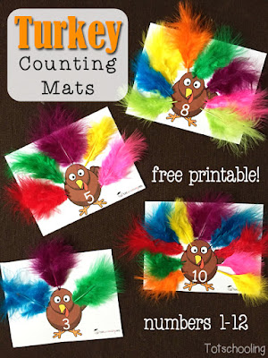 Thanksgiving Turkey Do-a-Dot Sheets | Totschooling - Toddler, Preschool ...
