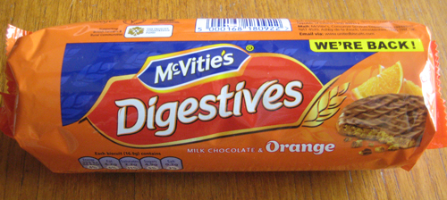 Great British Diet: PRODUCT RETURN: McVitie's Orange Milk Chocolate ...