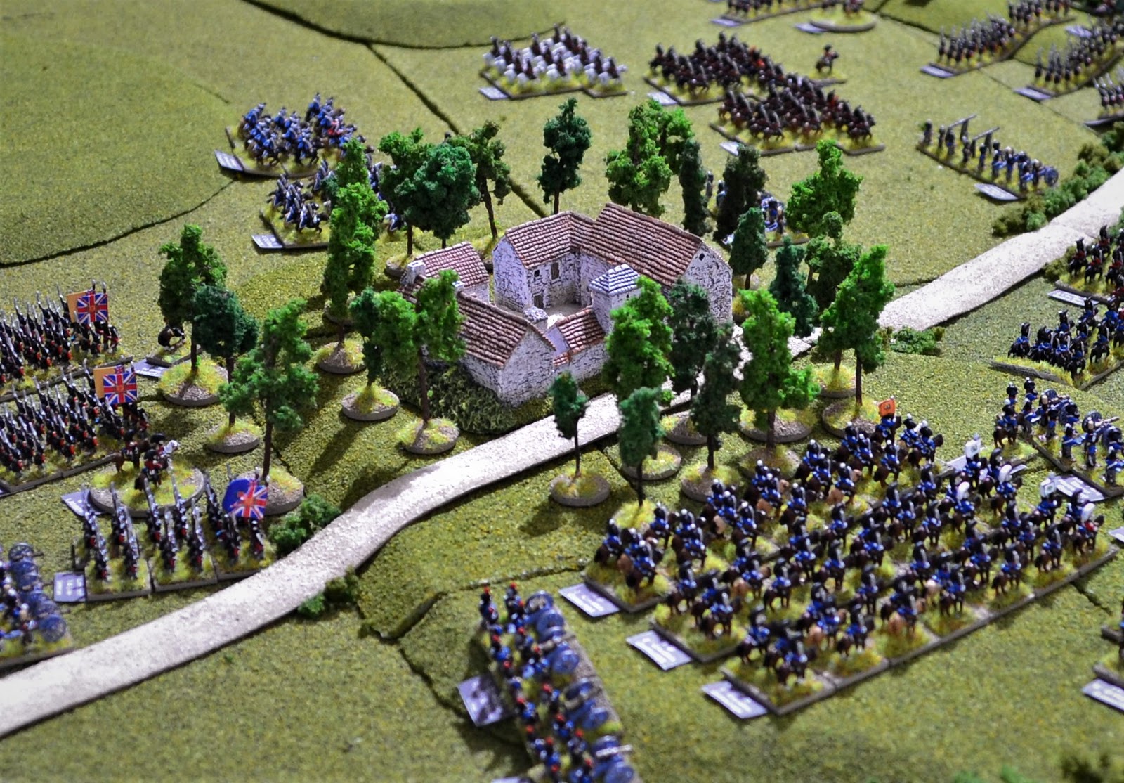 Grymauch's Solo Wargaming Blog : The Battle of Waterloo in 6mm Part 1