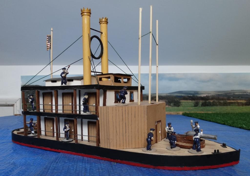 All things Jacklex: Jack's 28mm ACW gunboat