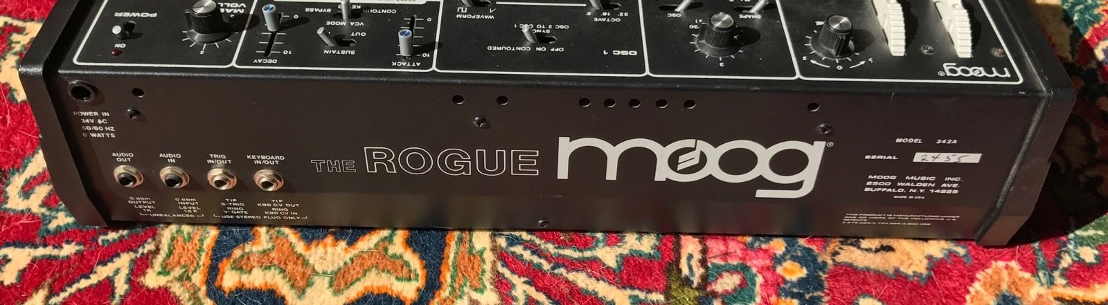 MATRIXSYNTH: Vintage moog THE ROGUE SN 2455
