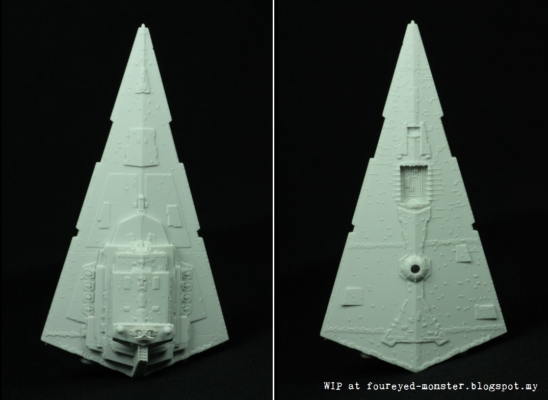 Art and Musings of a Miniature Hobbyist: Star Wars Star Destroyer ...