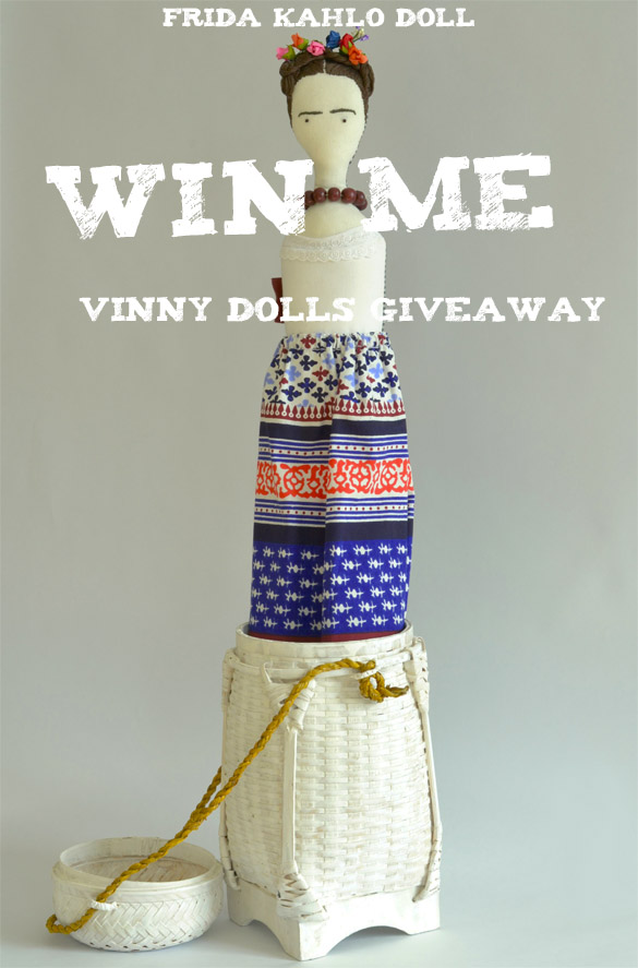 Knuffels à la carte blog: Win this beautiful Frida Kahlo doll offered ...