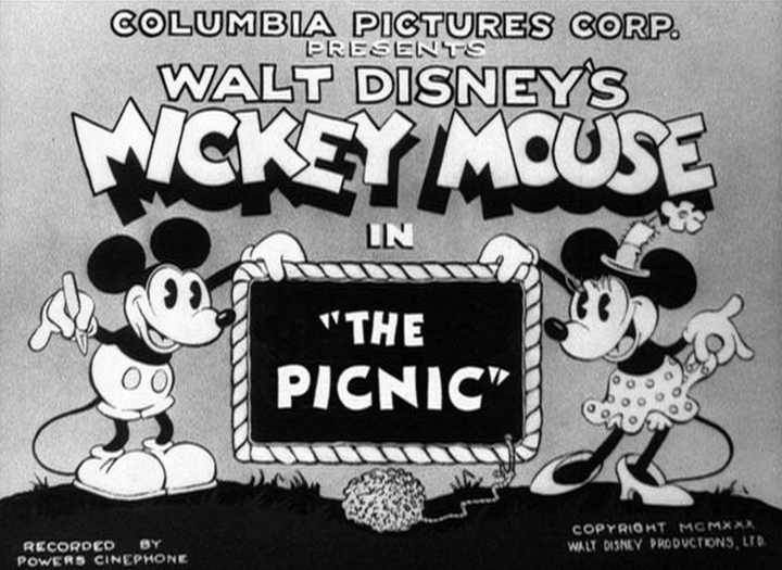 Mickey Mouse The Picnic (1930) - Old Cartoon Land