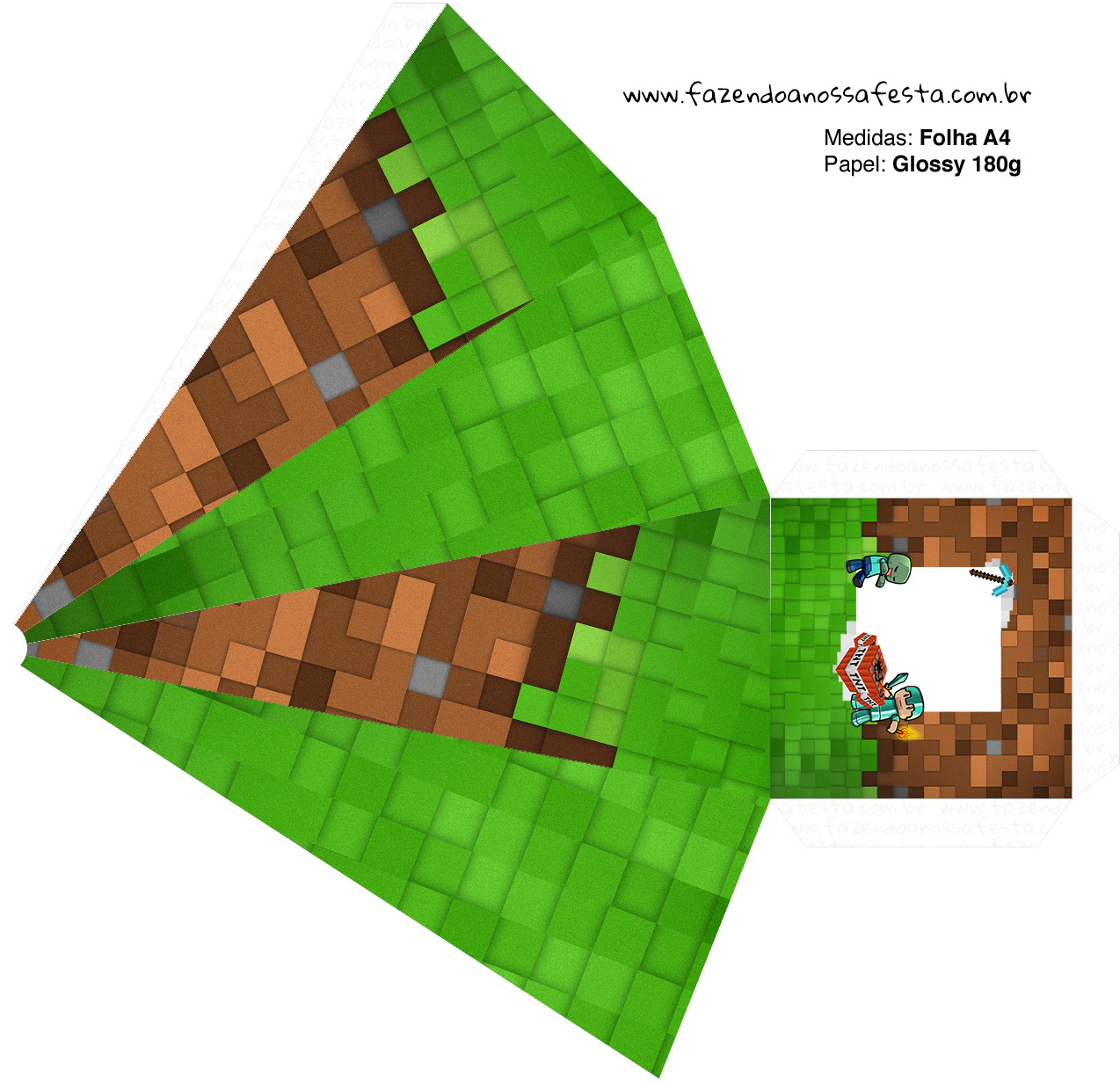 Minecraft: Cajas para Imprimir Gratis. - Oh My Fiesta! Friki