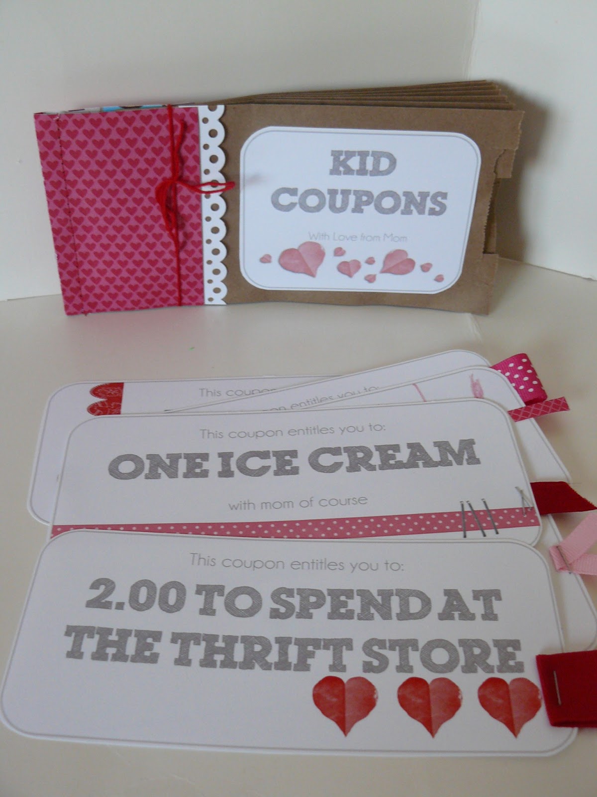 Small Fry & Co. : Valentines Coupon Books for Kids from Mom