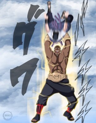 meilleurs images du manga naruto: double lariat