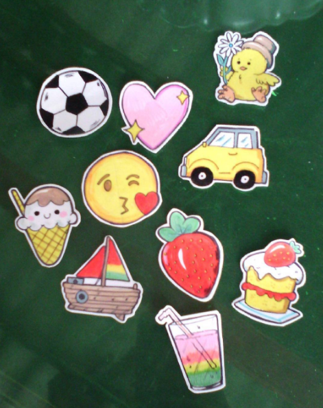 Selene Bunny Artworks: Tutorial: stickers caseros