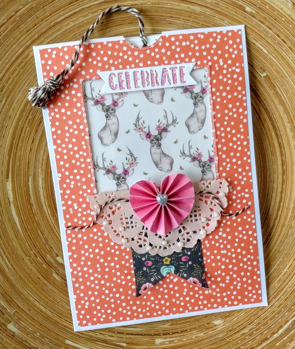 Pullout tag card tutorial - Trimcraft "Forever Free" paper - Free Craft ...