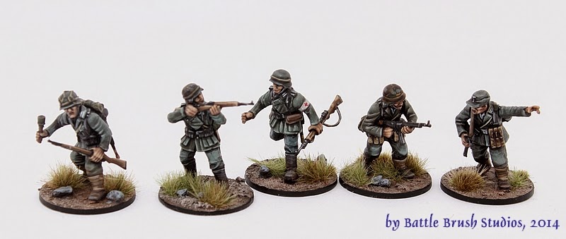 Battle Brush Studios: Showcase: World War II late war German infantry ...