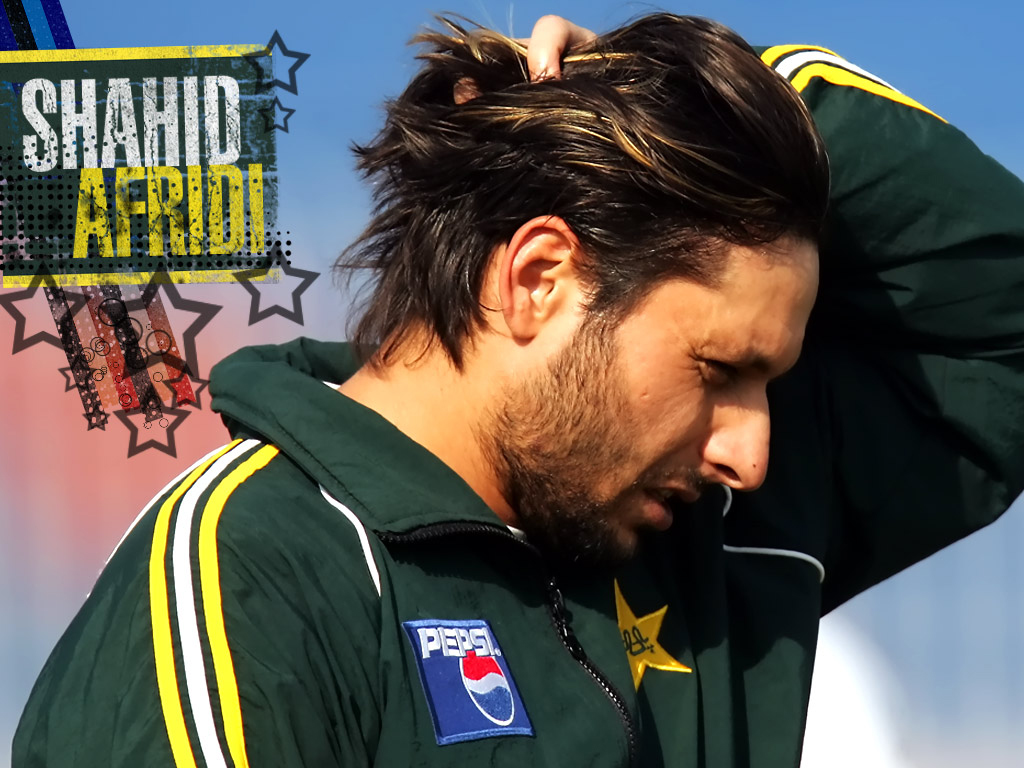Top Cricket Players: Shahid Afridi Wallpapers Top Cricket Players: Shahid Afridi Wallpapers