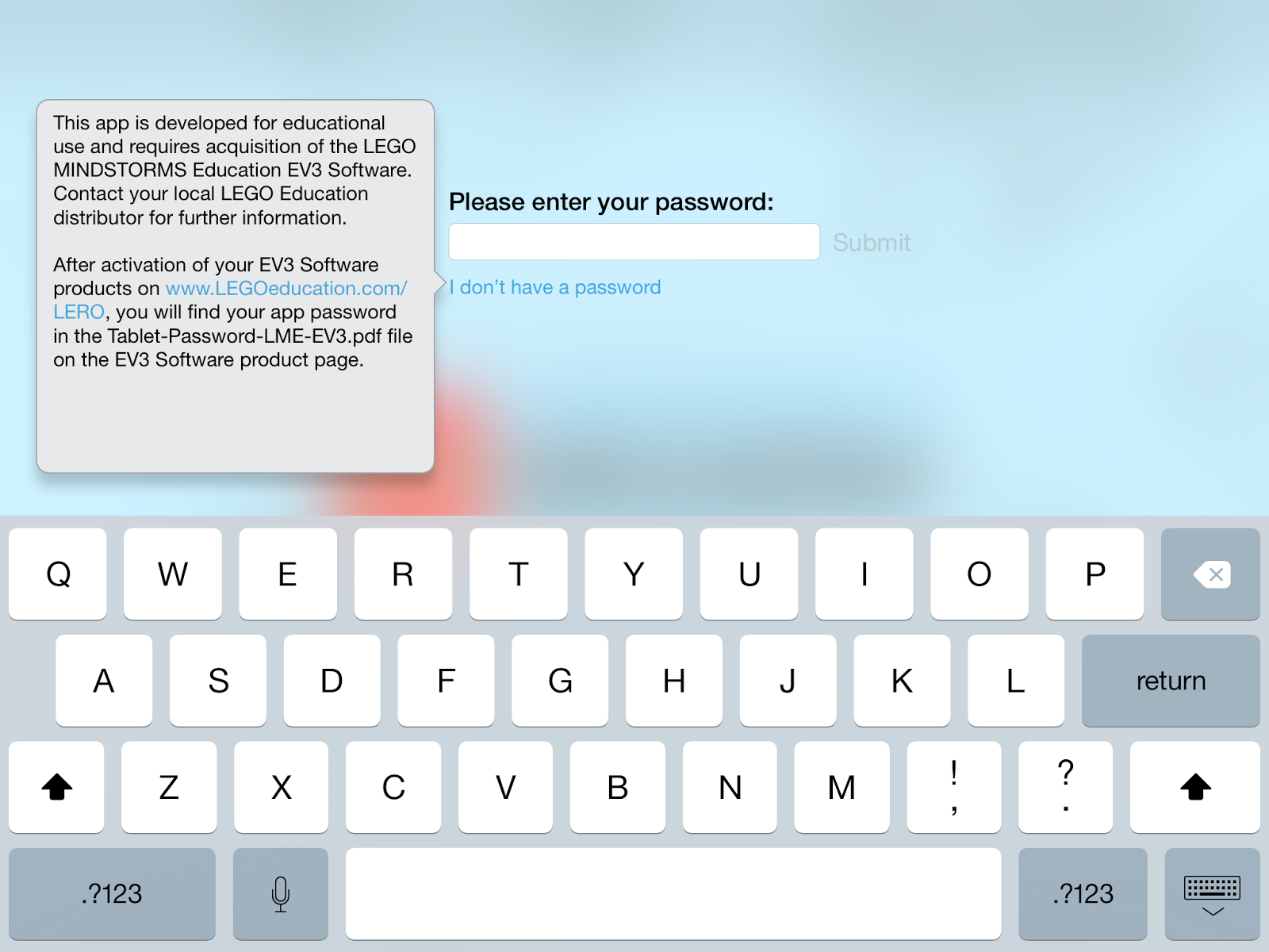 Lego EV3: App "Lego Education Mindstorms EV3 Programming" para Tablet ...