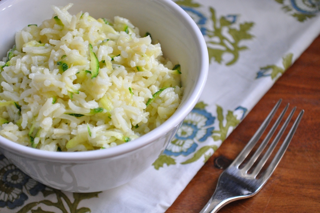 The Ginger Snap Girl: Cheesy Zucchini Rice