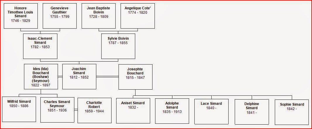 Family Tree Story: Simard/Seymour Tree