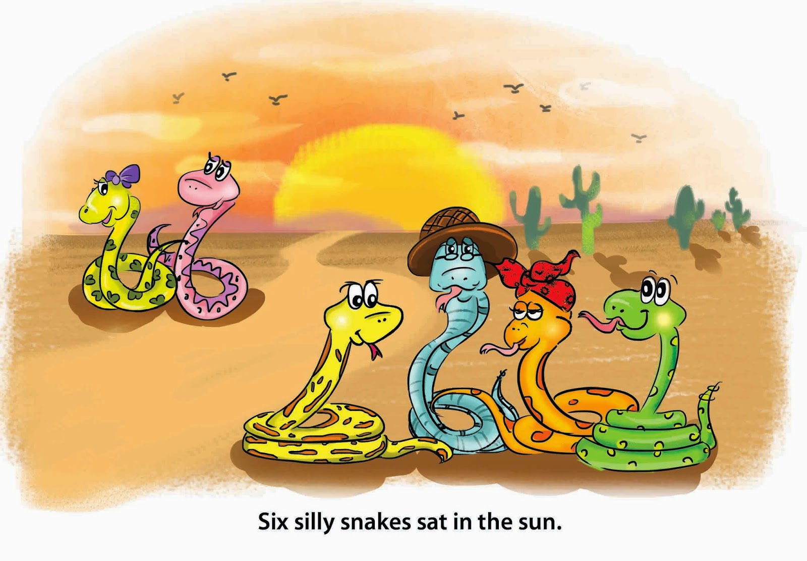 Six Silly Snakes | CY Portfolio