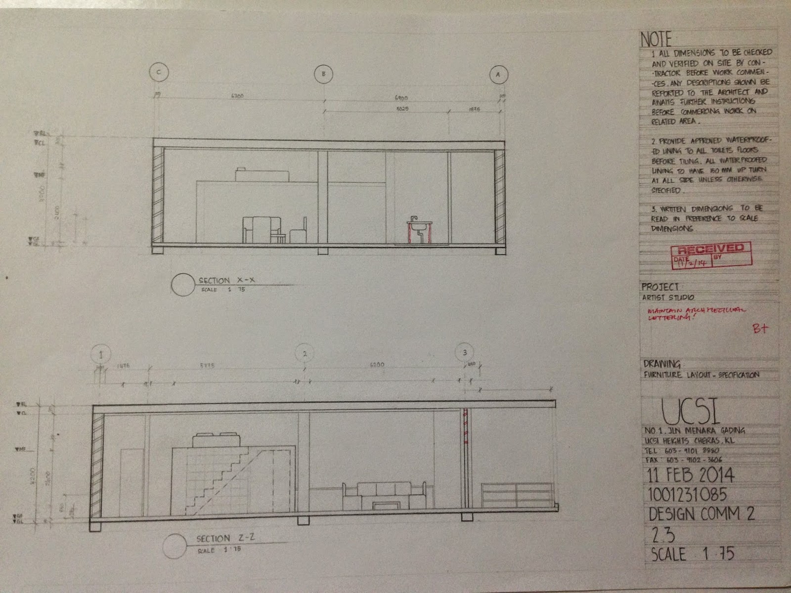 Life of a Design Student! :D: ORTHOGRAPHIC PROJECTION AND PARALINE ...