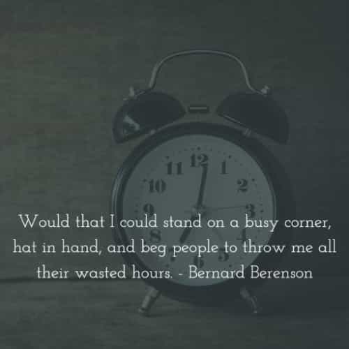 83 Time quotes and sayings to improve your way of life