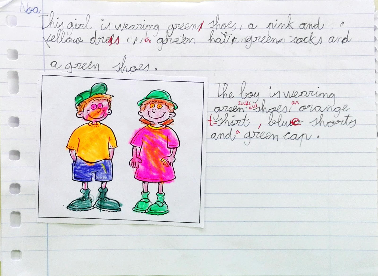 Third Grade Miróbriga: Your clothes descriptions