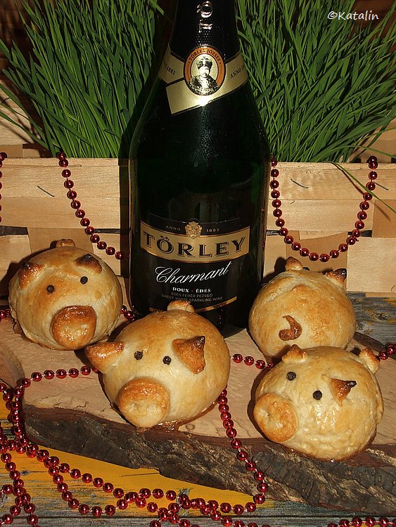 Katalin konyhája: Újévi malackák - BUÉK 2019.