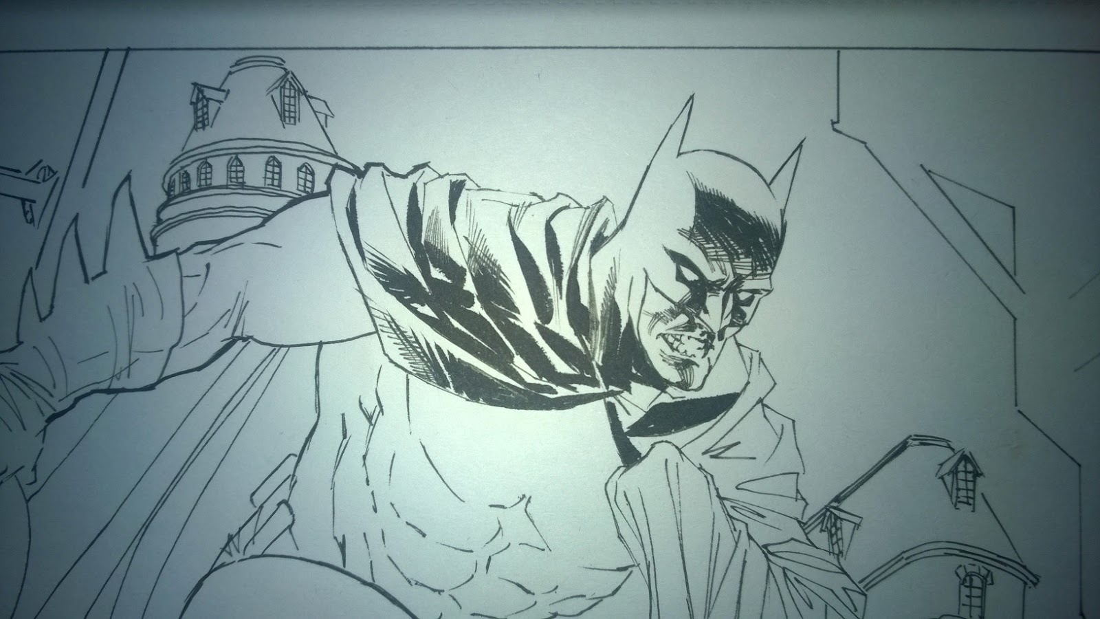 Staz Johnson.com Newsblog: Batman & Robin commission process.