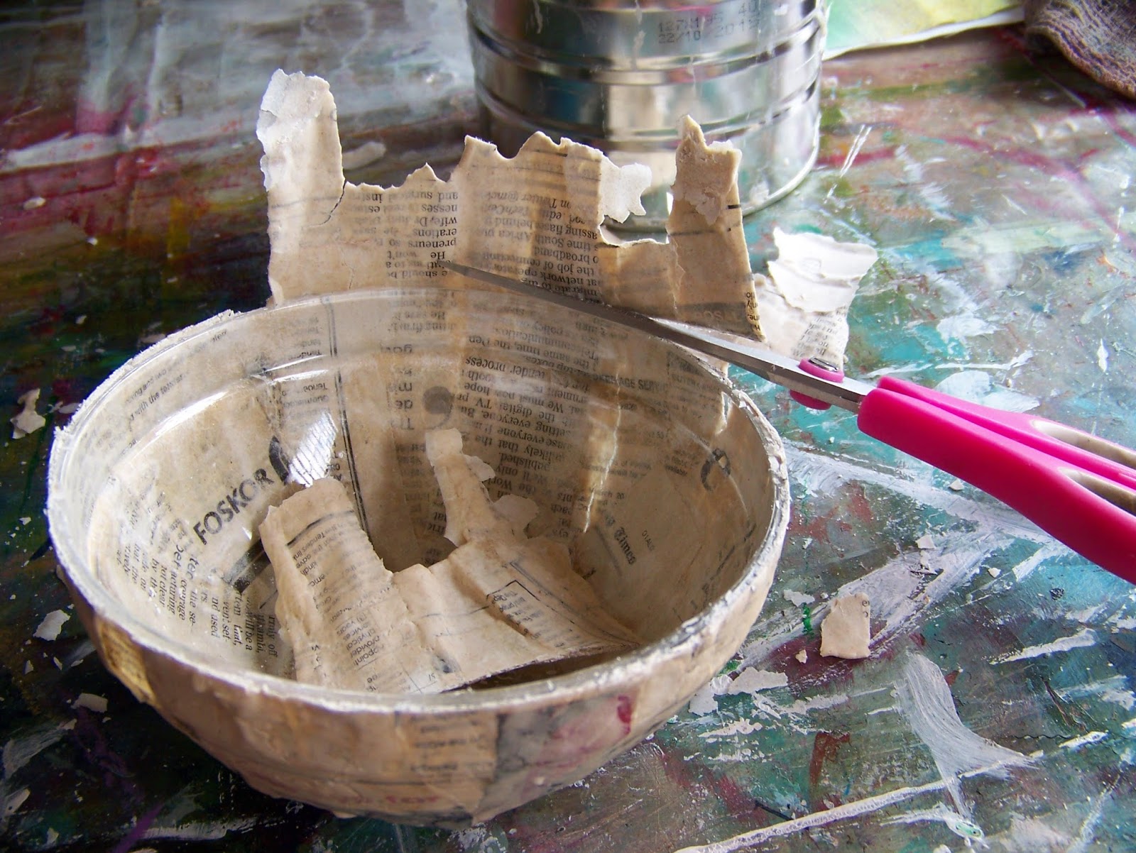A Pretty Talent Blog: School Holiday Project 21 - Making Paper Mache ...