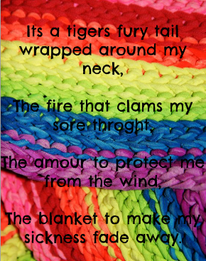 Lesieli @ Tamaki Primary School: My Neon Scarf Poem