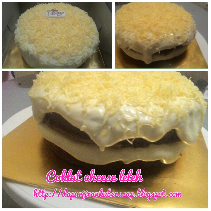 Sweet red cherry: Order: Coklat cheese cake leleh