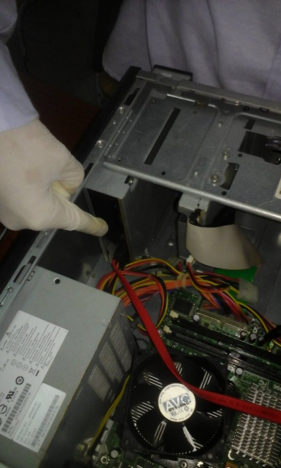 desensamble de un equipo de computo