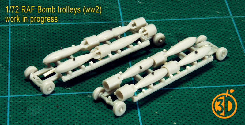 Orange 3D Plastic: Bombs Away!