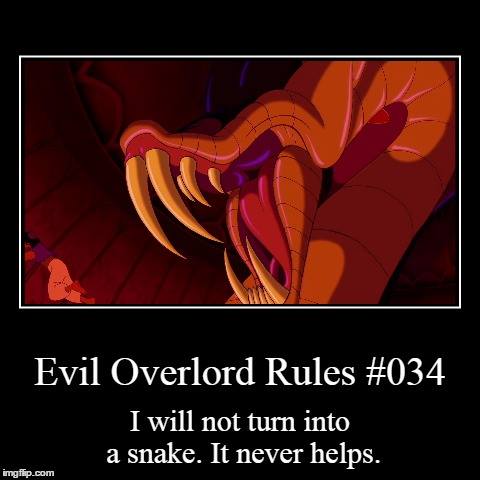 Scott M. Baker: Evil Overlord Rules, Part 2