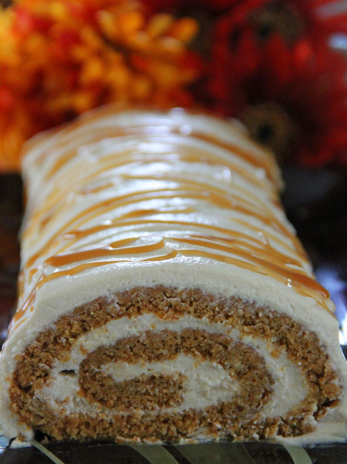 Jo and Sue: Pumpkin Spice Roll With Salted Caramel Mousse