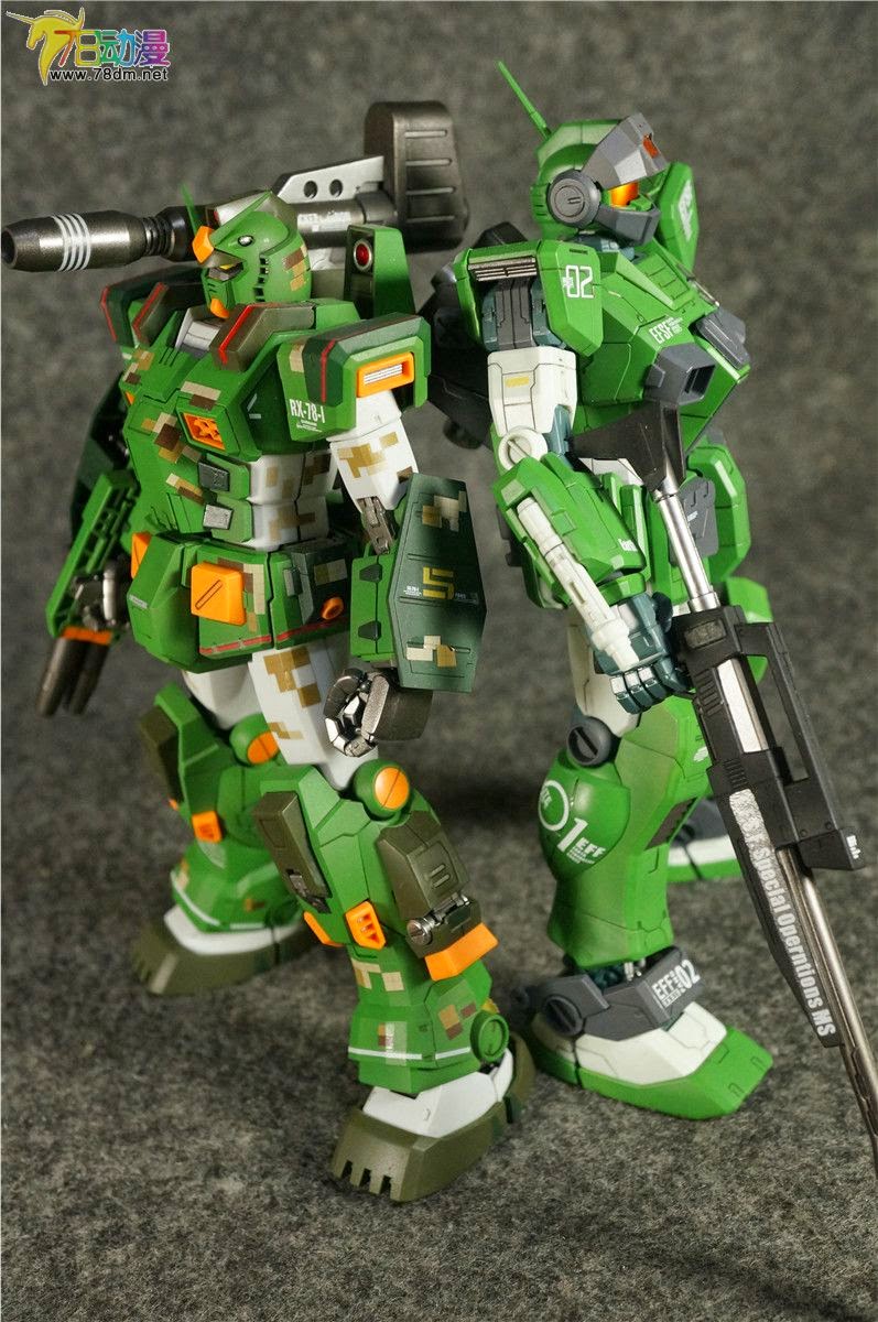 Gundam Family: MG 1/100 RGM-79 GM Custom Build