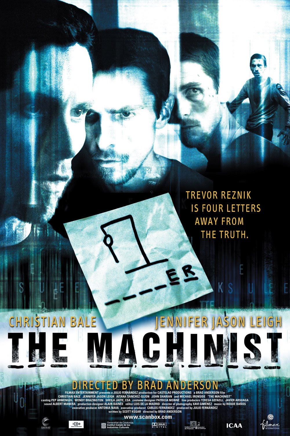 The Machinist | Christian bale, Genius movie, Tv series online