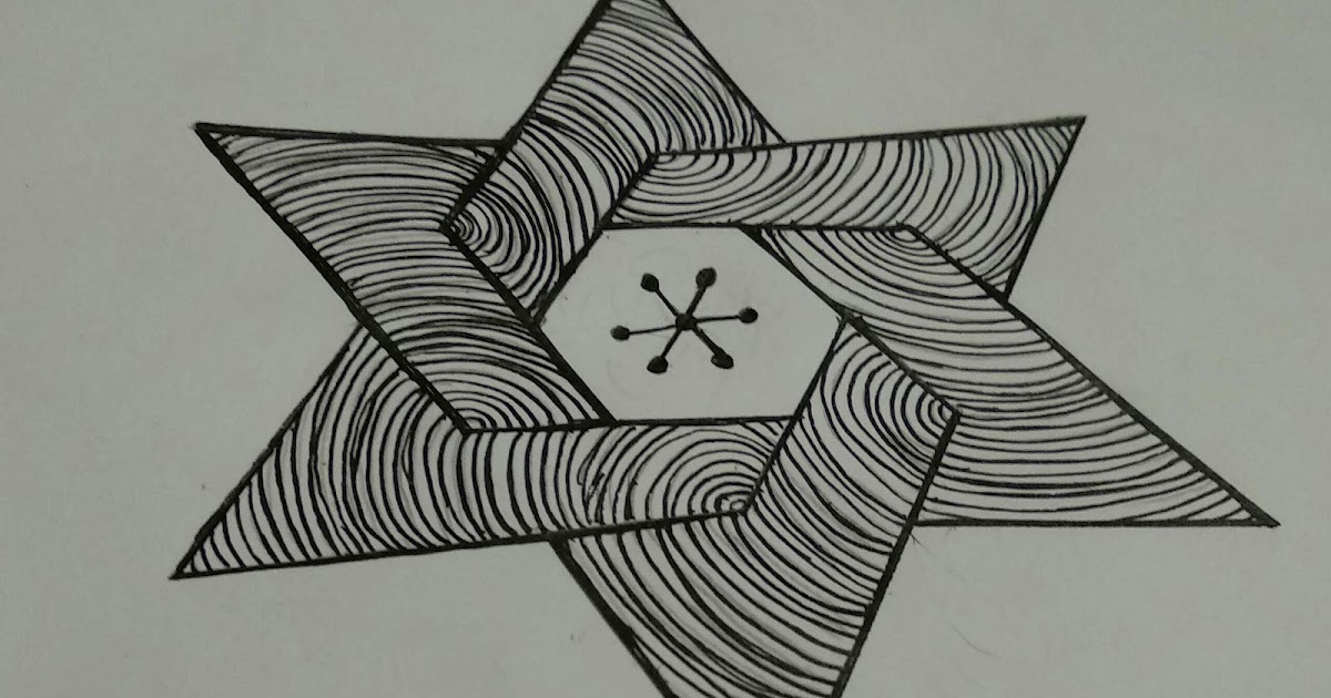 ShilpVrisht - Zentangle, Doodle & Mandala: Star Zentangle