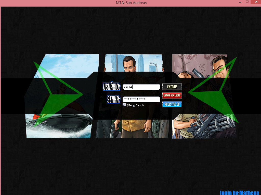 Painel login - MTA Brasil