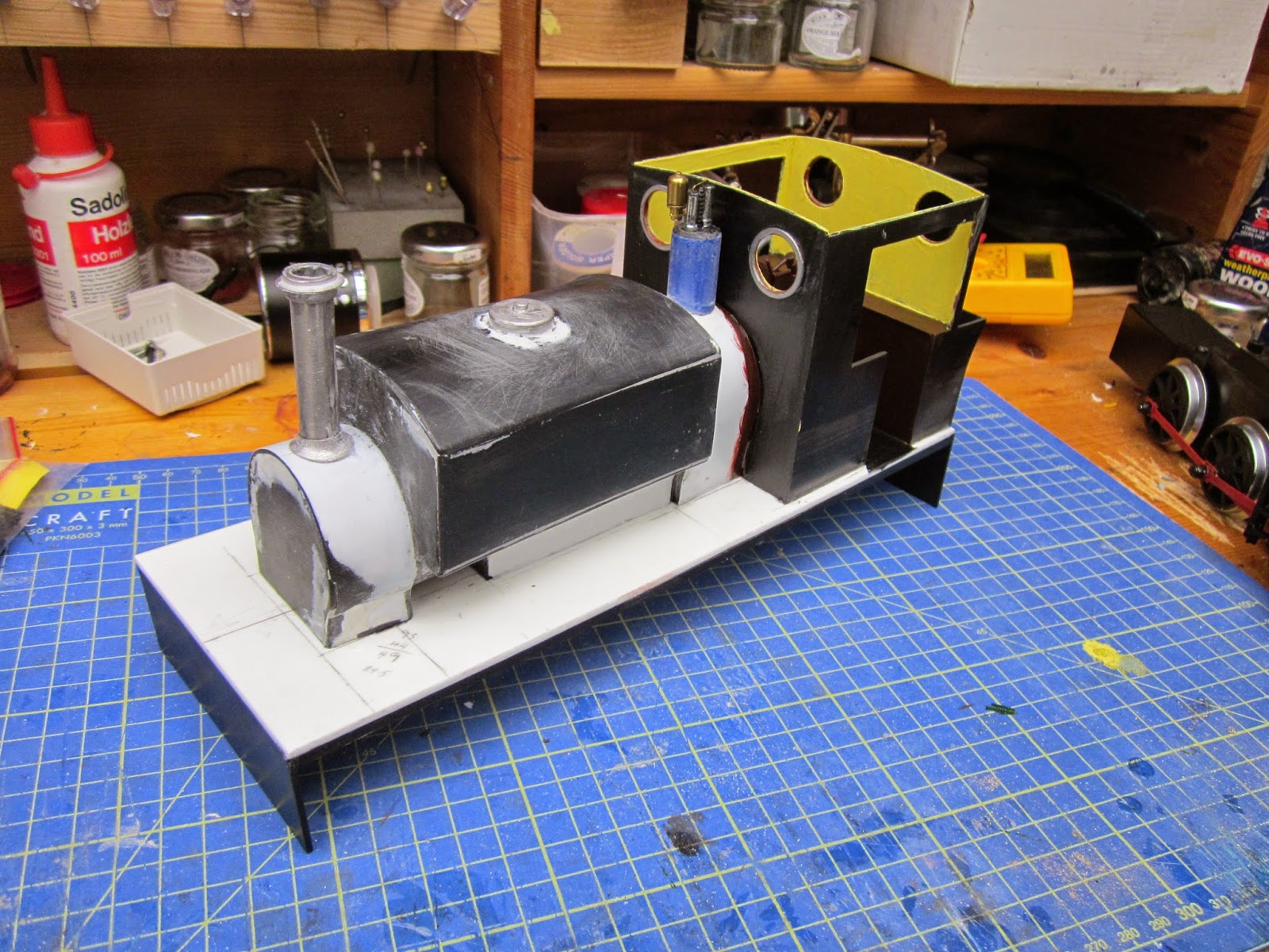 Peckforton Light Railway: How I constructed a Manning Wardle 0-6-0 ...