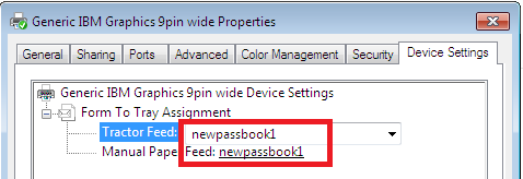 Passbook Printer Settings and Page Setup in DOP Finacle